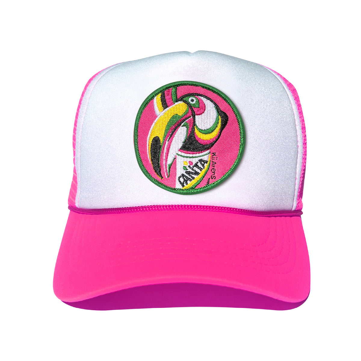 Toucan Pink Trucker Hat – Kii Arens Art