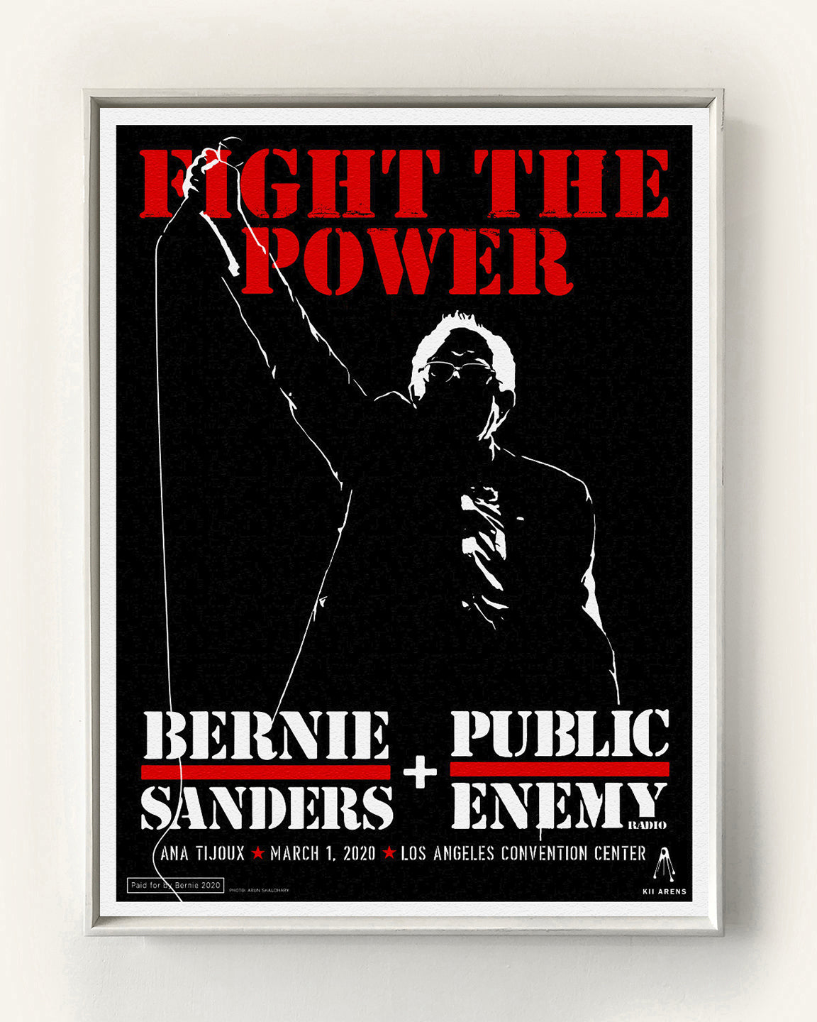 Bernie Sanders X Public Enemy – Kii Arens Art
