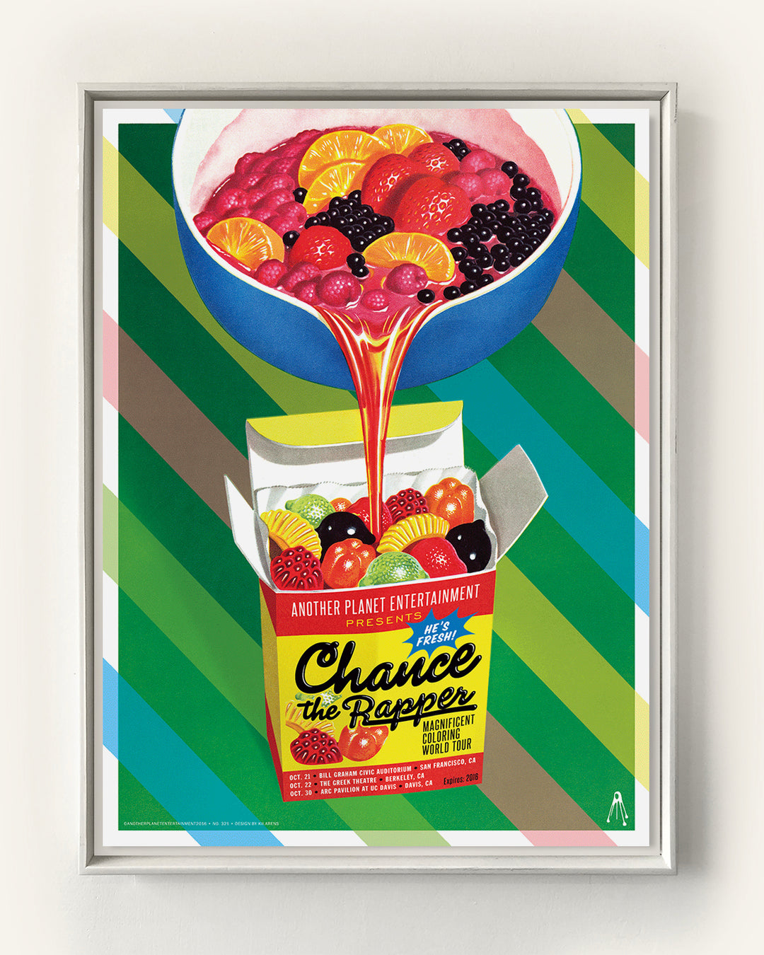 CHANCE THE RAPPER POSTER - BAY AREA – Kii Arens Art