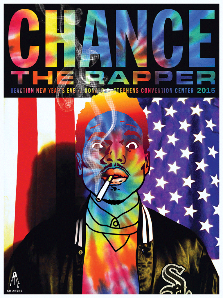 CHANCE THE RAPPER POSTER - DONALD STEPHENS CONVENTION CENTER – Kii ...