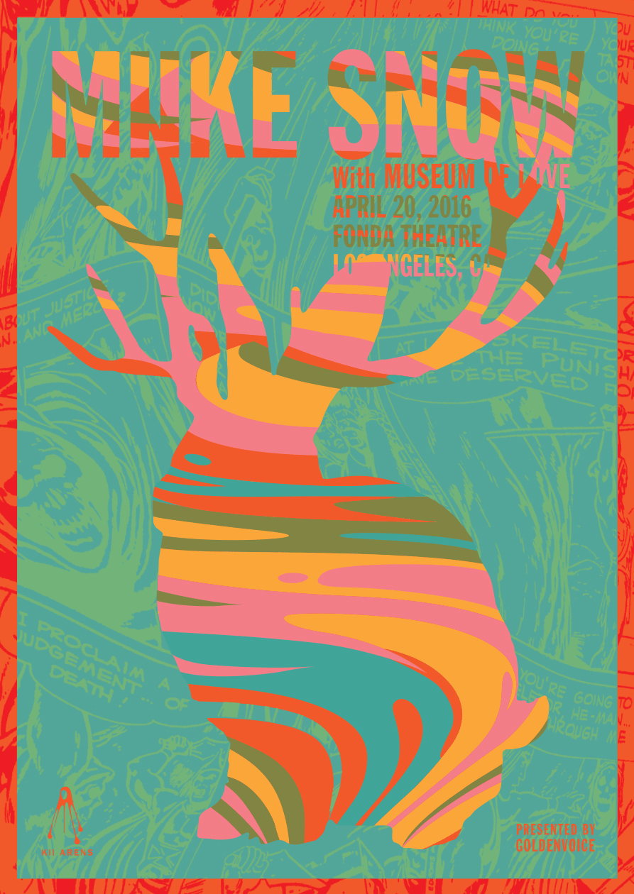 MIIKE SNOW - FONDA THEATRE – Kii Arens Art