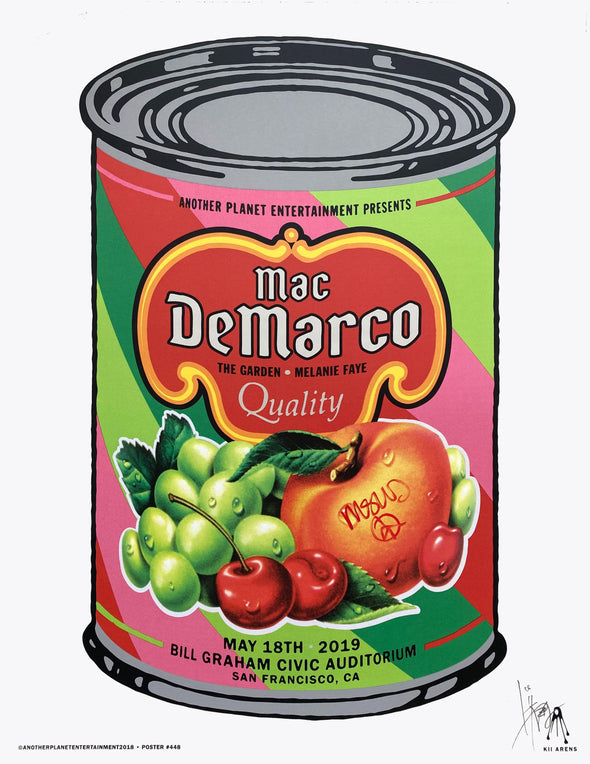 Mac DeMarco - San Francisco, CA May 18th 2019 – Kii Arens Art