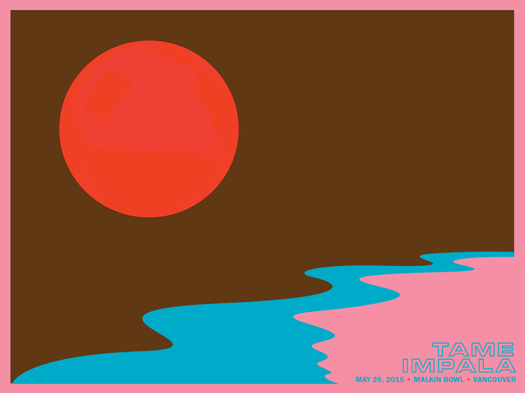 TAME IMPALA - VANCOUVER, CANADA 2015 – Kii Arens Art