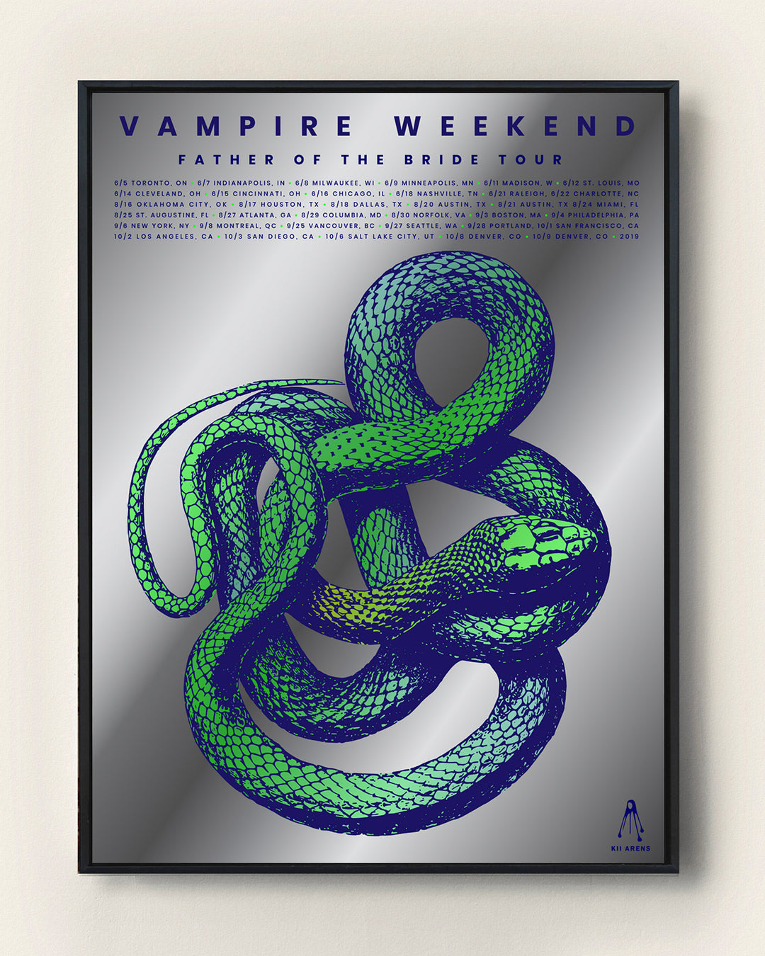 VAMPIRE WEEKEND - FATHER OF THE BRIDE TOUR – Kii Arens Art